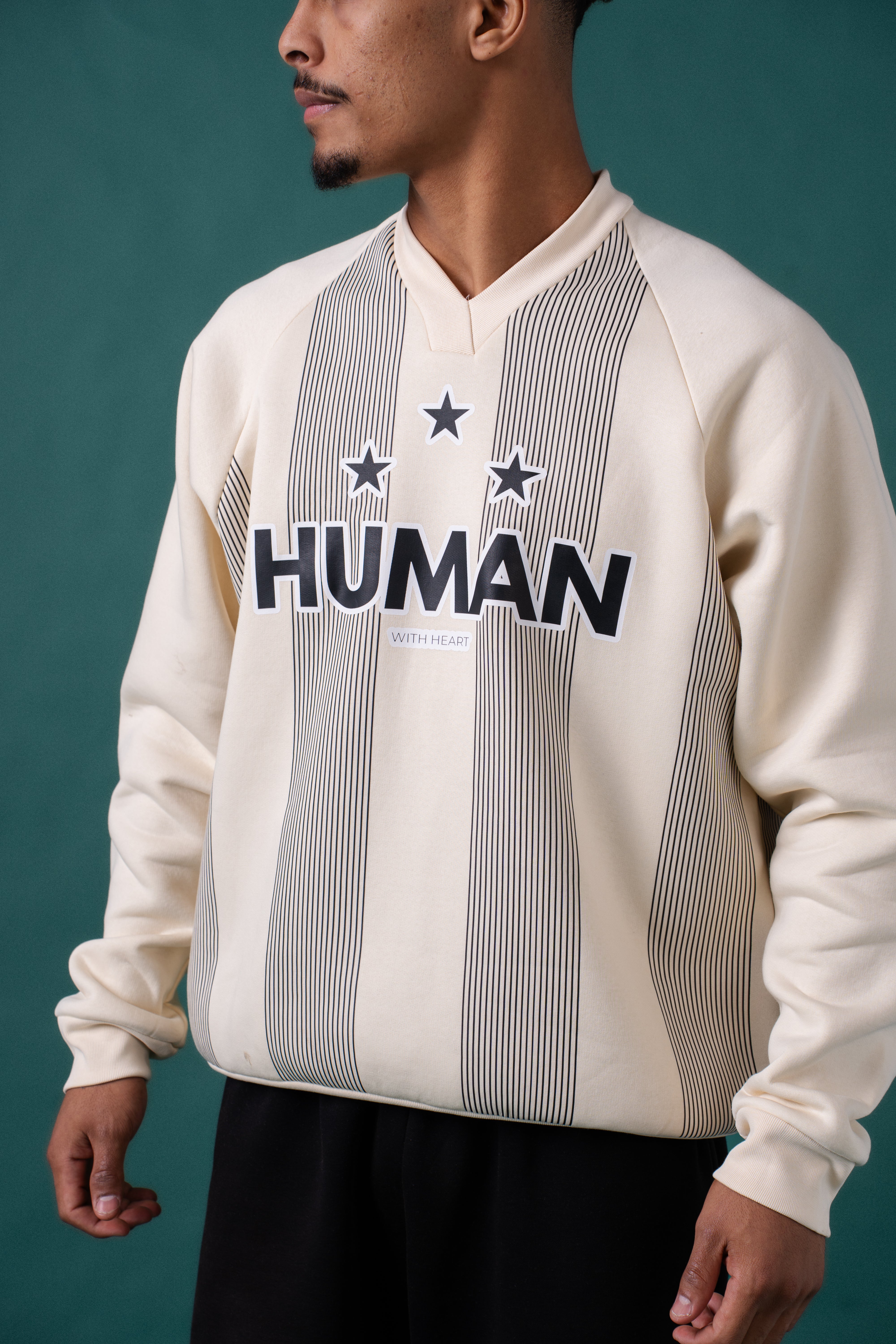 Human Mark Sweatshirt - Creme – BAZIC